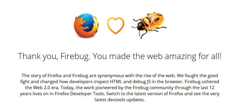 一代枭雄谢幕！Firefox火狐更新到57版本，Firebug插件退出历史舞台 - 孙琪峥 - 比花言巧语更难的是学会闭嘴